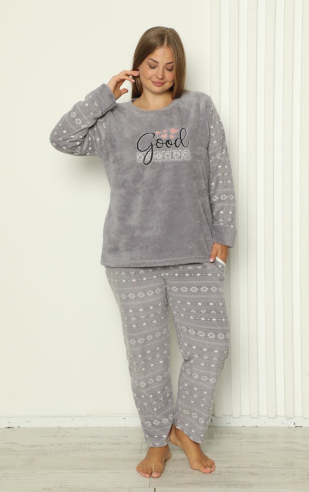 Макси пухена пижама - Pink Angel